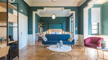 Suite Júnior, 1 cama king-size e sofá-cama | Camas extra