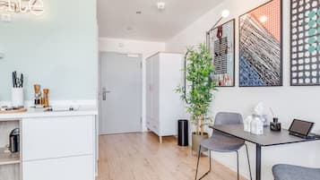 Suite M | Área de estar | Smart TV 55 polegadas com canais digitais, TV