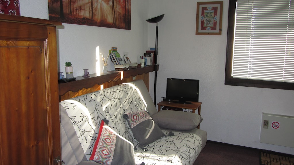 Charmant Studio Offrant Une Belle Vue Sur Les Montagnes - Lac de Vallon