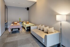 Salas para tratamentos a dois, tratamentos corporais