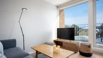Apartamento, 1 quarto, para não fumantes | Área de estar | Smart TV, Netflix, serviços de streaming