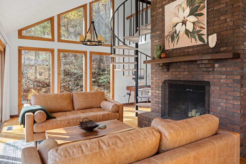 Stylish, Secluded Cabin Minutes From The Biltmore And Downtown - 위버빌