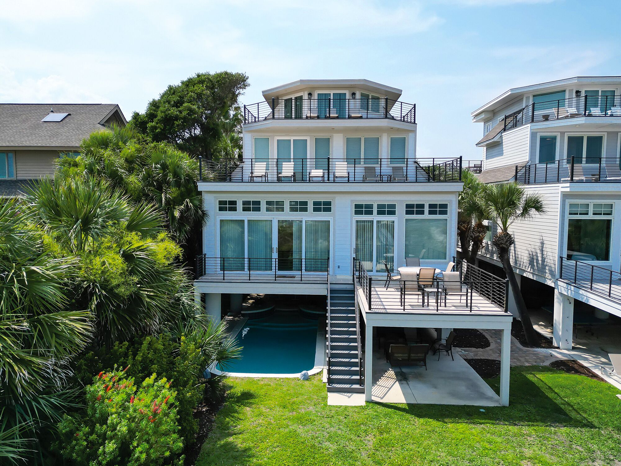 28 Carters Manor- Oceanfront Compound, Two Private Pools - Hilton Head ...