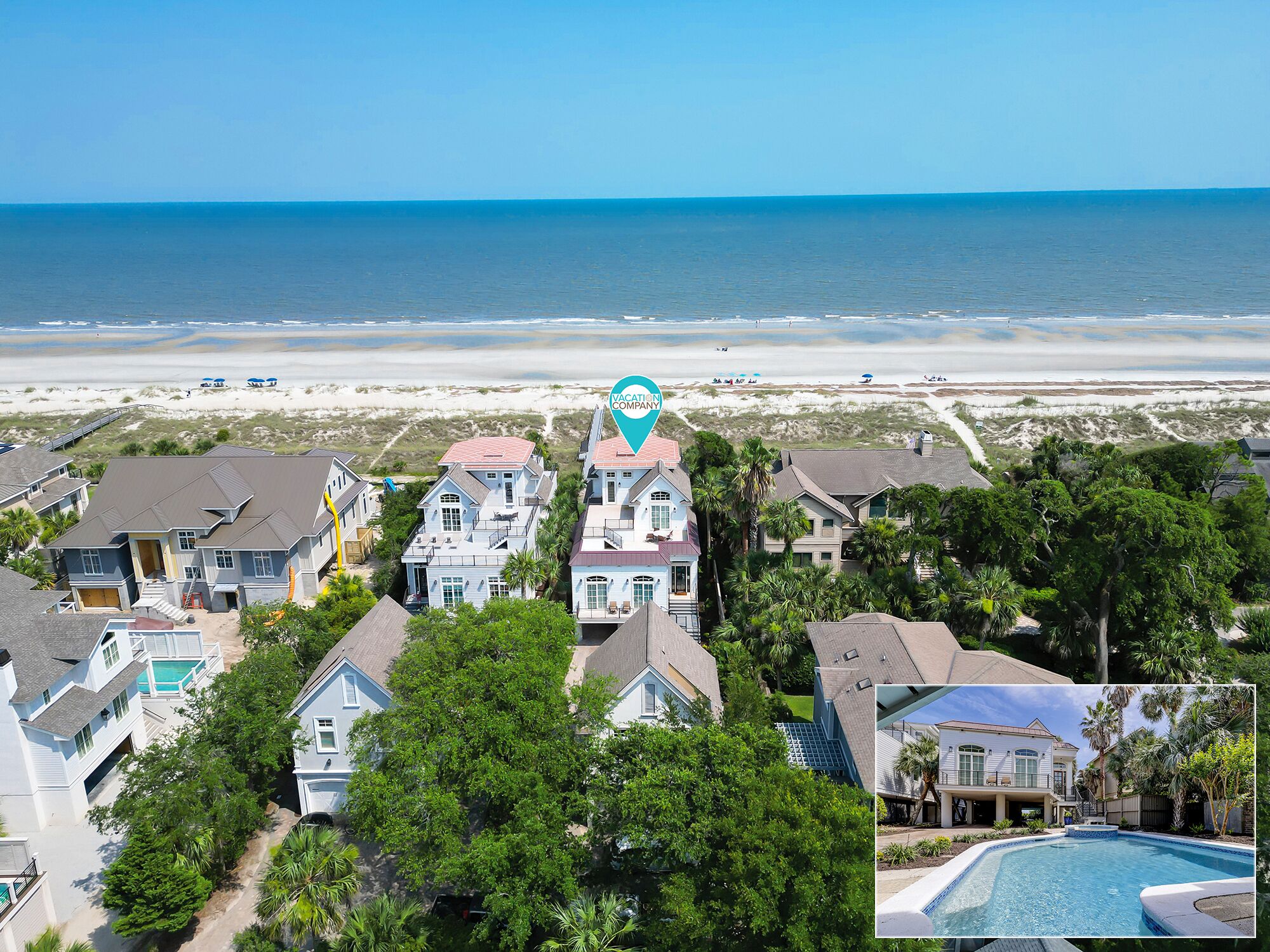 28 Carters Manor- Oceanfront Compound, Two Private Pools - Hilton Head ...