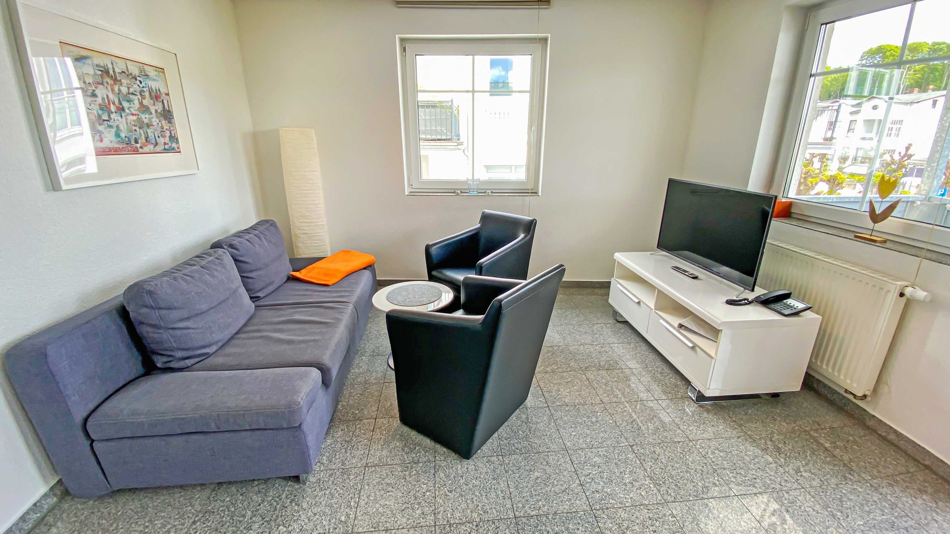 04 Ferienwohnung Greta Mit Balkon - Appartementhaus Greta Im Ostseebad - Lancken-Granitz