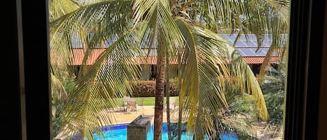 Quarto casal, na torre | Vista para o jardim