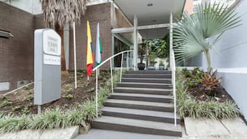 Entrada do alojamento