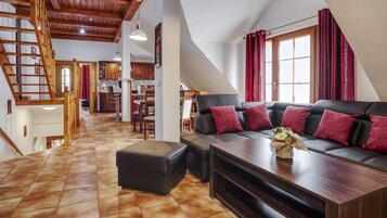 Apartamento (47A) | Sala de estar | TV de tela plana