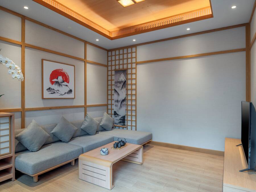 Villa, 2 quartos | Sala de estar | Smart TV