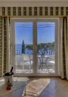 Quarto Duplo Deluxe, vista para o mar | Vista da varanda