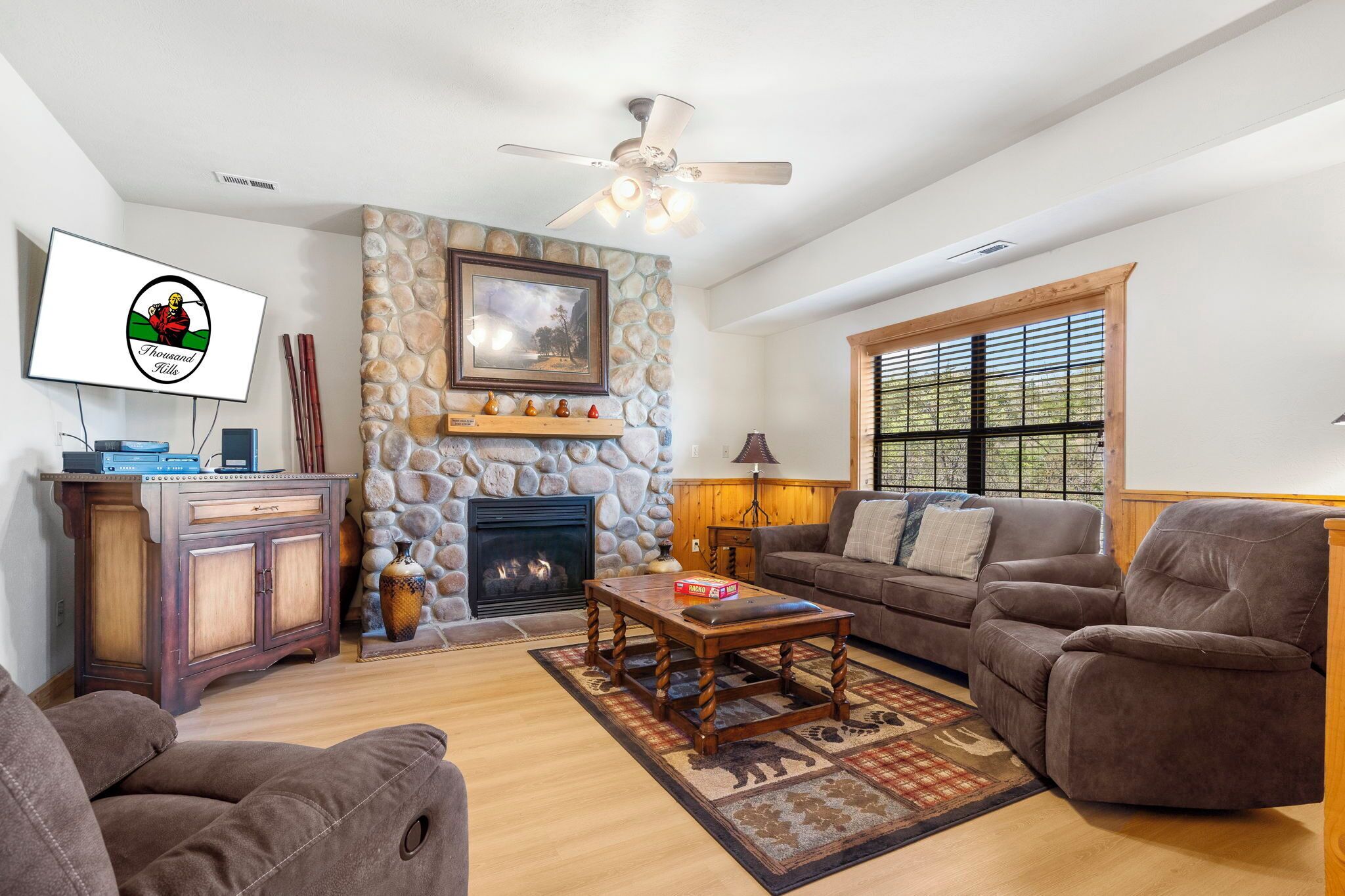 Woodland Retreat For 6 | Cozy Fireplace + Pool Access - Table Rock Lake