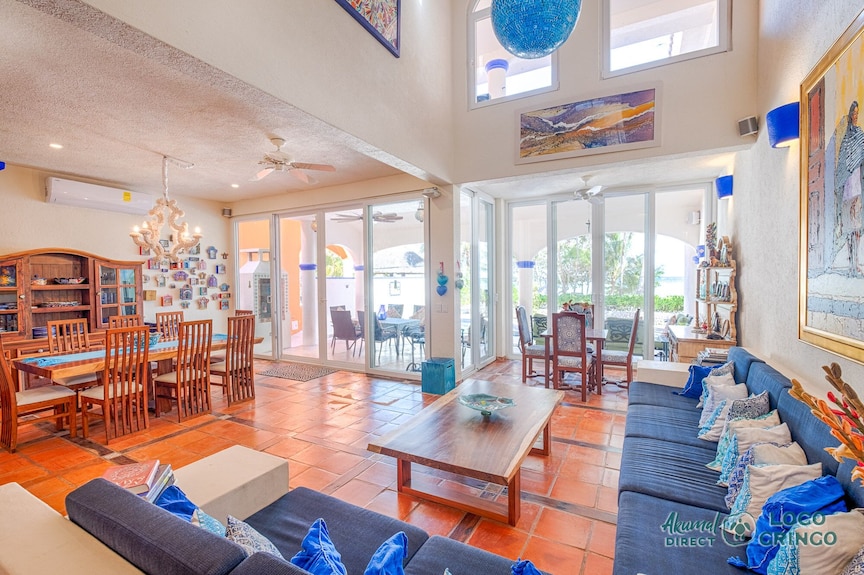 Casa Cielo: 4 Dormitorios, 4. 5 Ba Villa En Akumal, Capacidad Para 8 - Akumal