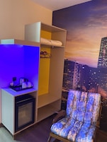 Quarto standard | Roupas de cama premium, frigobar, cofres nos quartos