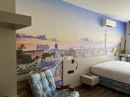 Quarto casal luxo, 1 cama de casal, para não fumantes, vista para o jardim | Roupas de cama premium, frigobar, cofres nos quartos