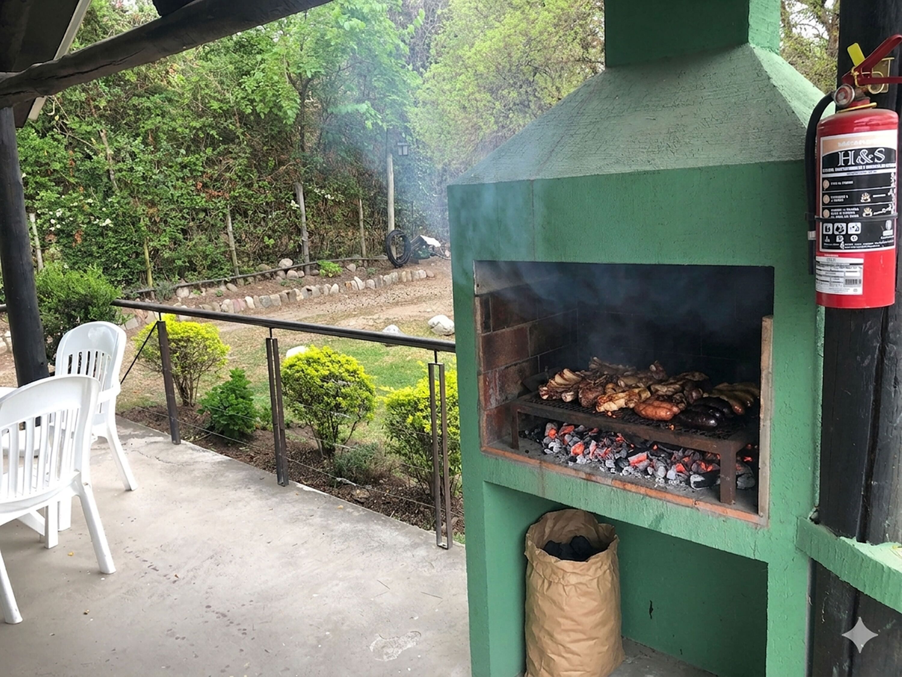 Cabana, 1 quarto, para fumantes, sacada | Área para churrasco/piquenique