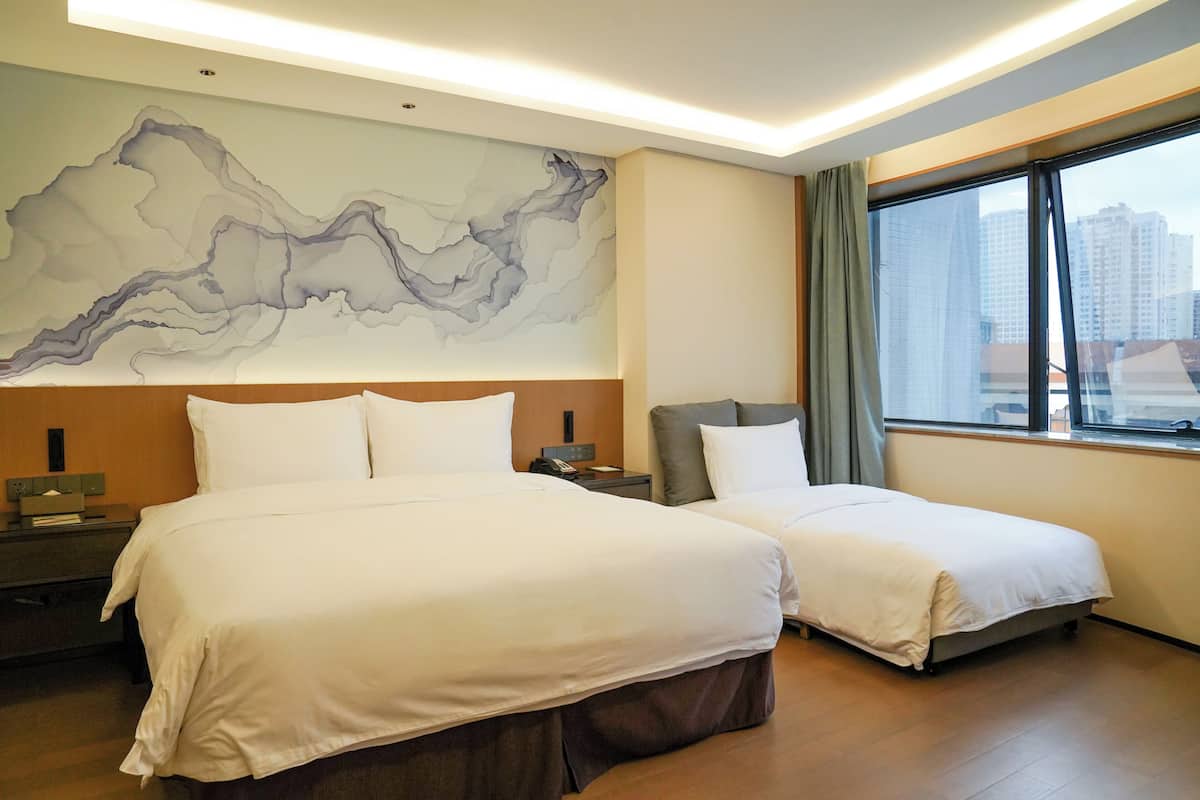 Quarto Duplo Executivo | Minibar, cortinas/cortinados opacos, quartos insonorizados