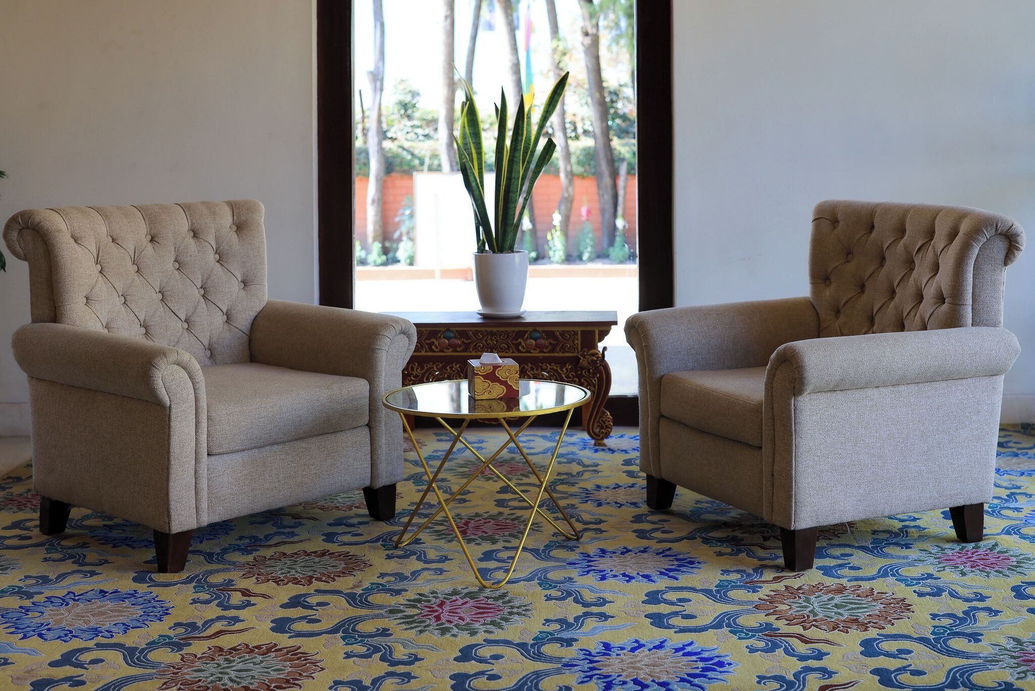 Sala de estar do lobby