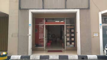 Entrada do alojamento