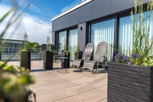 Quarto Executivo, 1 cama queen-size | Terraço/pátio interior