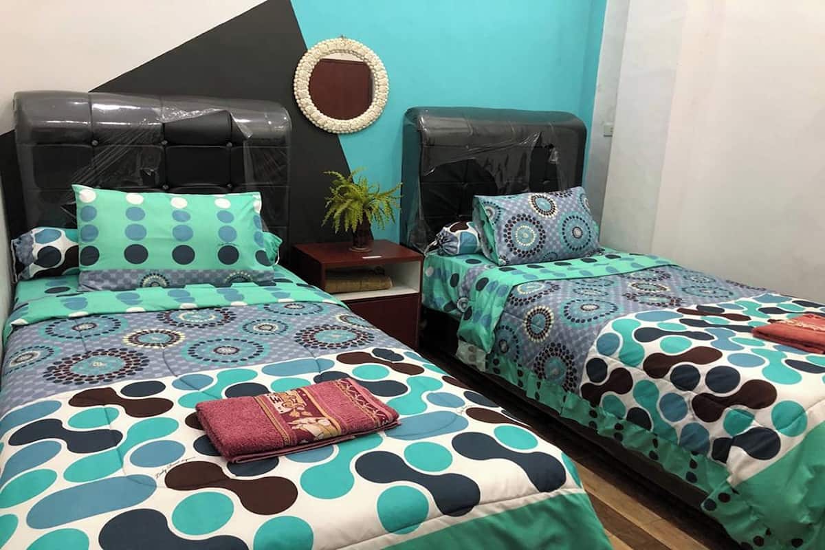 Roupa de cama fornecida