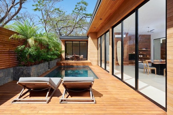 Casa, várias camas (Casa Moana) | Varanda