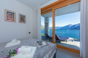 Apartamento família, vários quartos, ao lado da montanha (Residence degli Oleandri 2A) | Vista do quarto