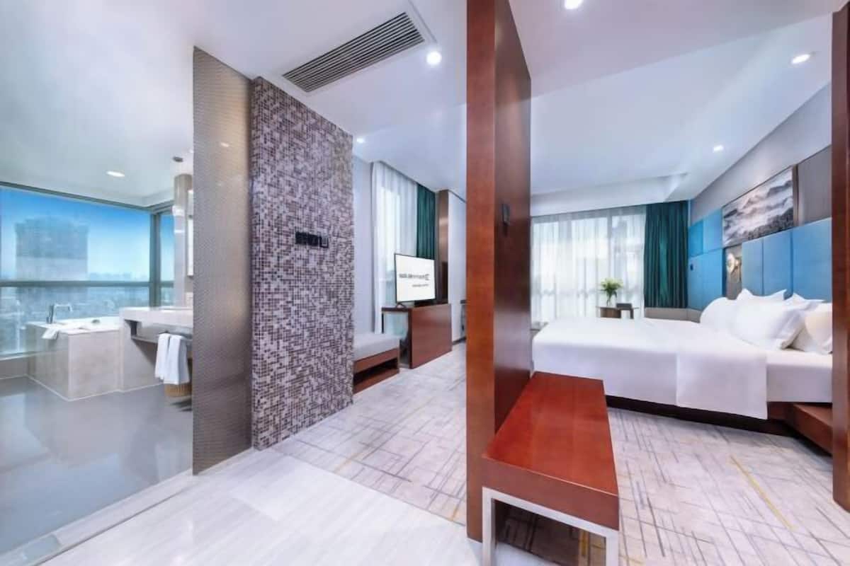 1 quarto, minibar, cofre no quarto, secretária