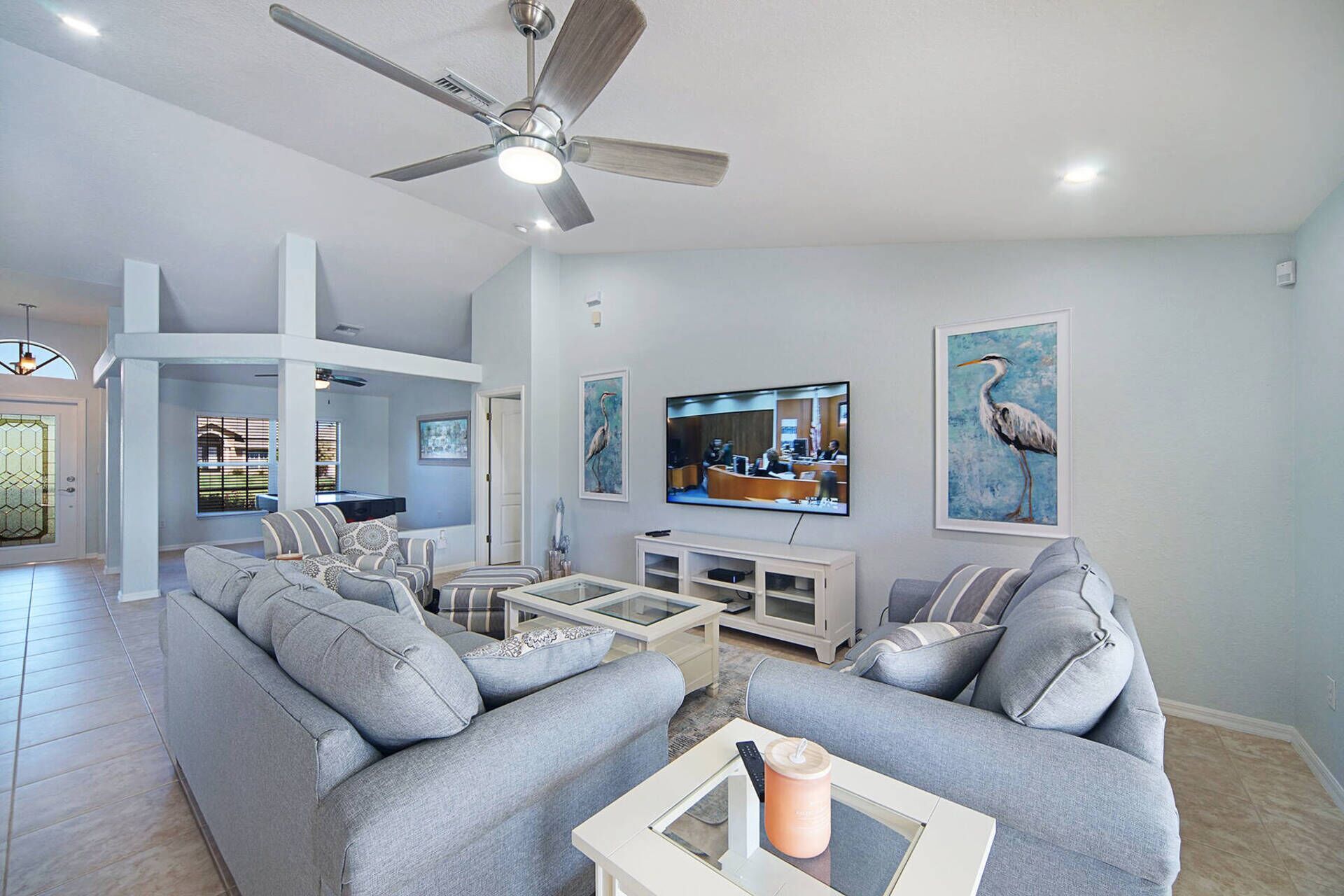 Villa Addison - Saltwater Electric & Solar-heated Pool Home, W/tv On Lanai - Swfl Rentals - Fort Myers Beach, FL
