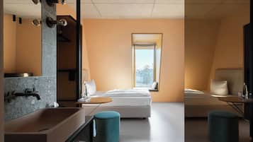 Twin Room | Roupa de alta qualidade, com decoração personalizada