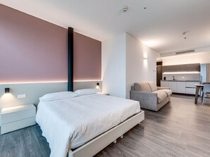 Apartamento | 1 quarto, roupa de cama fornecida