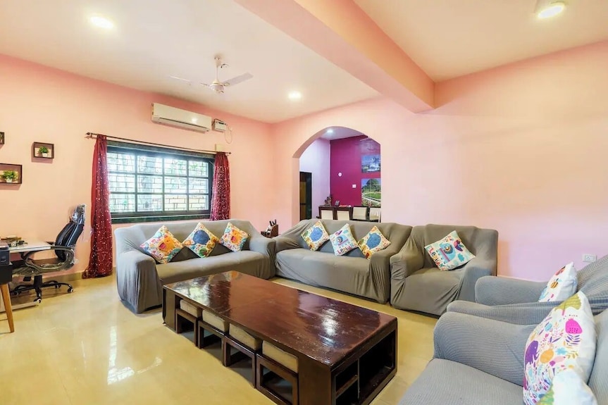 Rustic Pvt 2bhk Villa W/ Fiber Net - Dar Alsalaam - ゴア