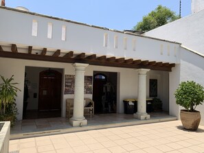 Entrada do alojamento