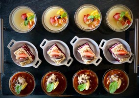 Café da manhã com buffet todos os dias mediante uma taxa