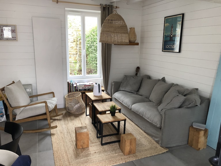 Petite Maison De Pêcheur Avec Terrasse En Bord De Mer - Île-Tudy