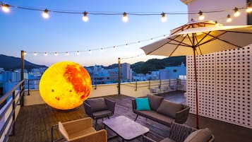 Terraço no piso superior