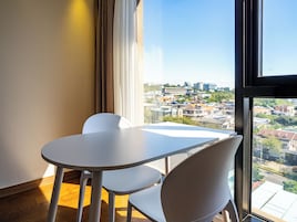 Vista para a cidade desde o alojamento