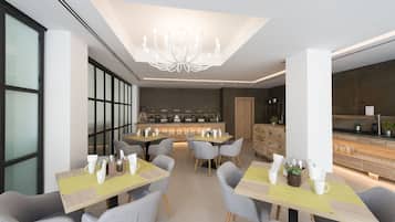 Pequeno-almoço tipo buffet diário (15 EUR por pessoa)