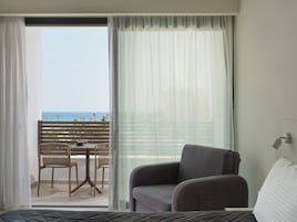 Quarto casal luxo, vista para o mar | Vista do quarto