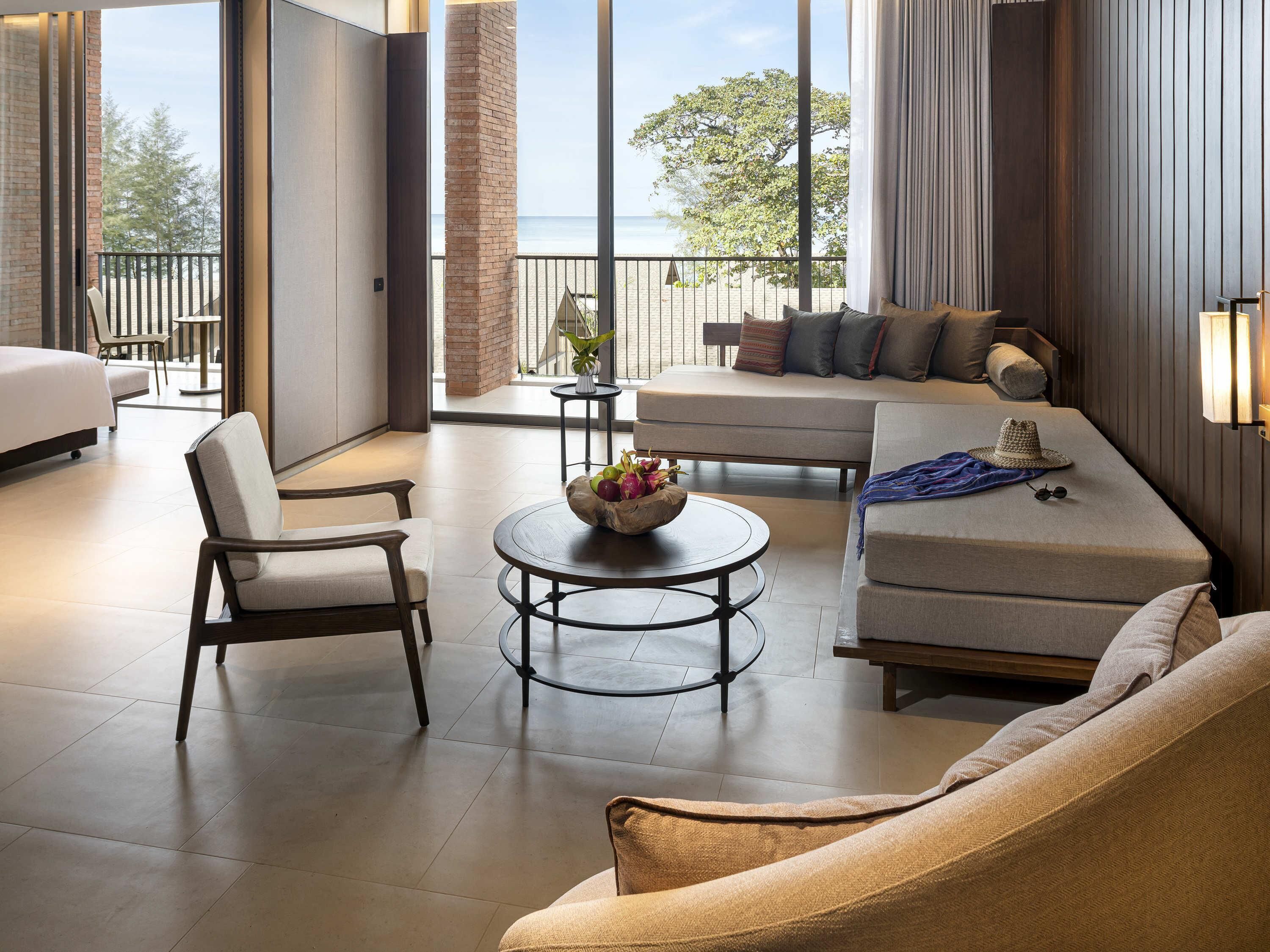 Suíte presidencial, 1 cama King, vista para o mar | Frigobar, cofres nos quartos, individualmente decorados