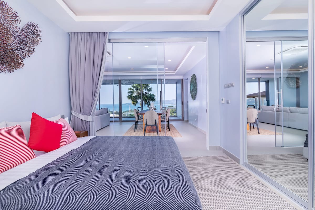 Apartamento de Luxo (A8) | 2 quartos, cofre no quarto, cortinas/cortinados opacos