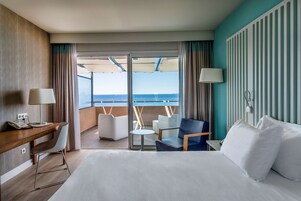 Quarto Premium, varanda, vista para o mar | Varanda