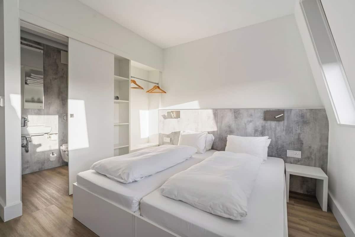 Double Room | 1 quarto, roupa de alta qualidade, camas de colchão pillowtop