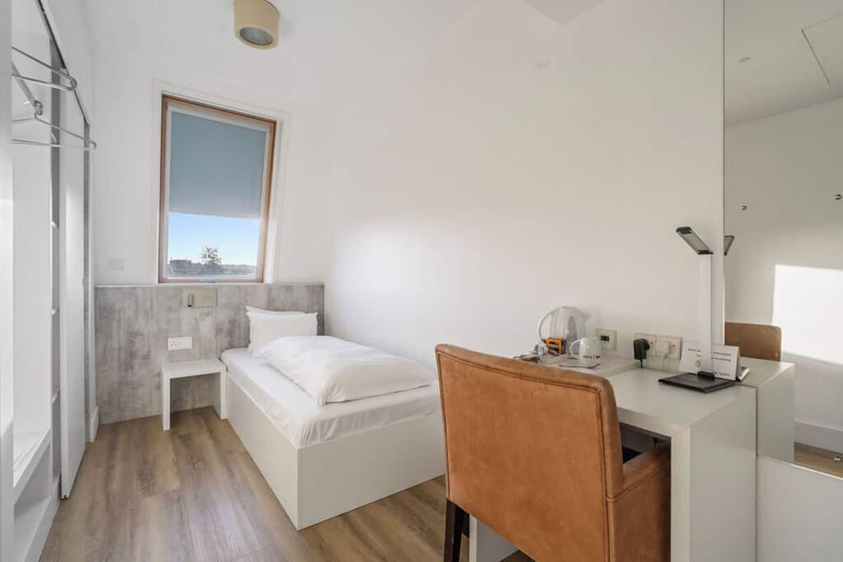 Single Room | 1 quarto, roupa de alta qualidade, camas de colchão pillowtop