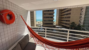 Apartamento Familiar, 2 casas de banho, vista para o mar | Terraço/pátio interior