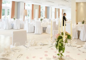 Espaço interior para casamentos
