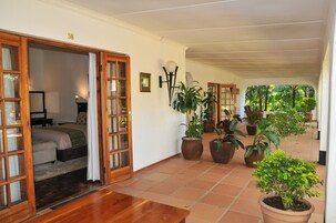 Quarto casal luxo | Terraço/pátio