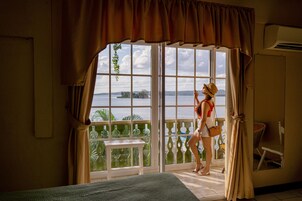 Vista para o campo desde o alojamento