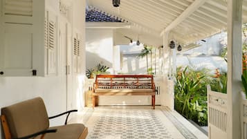 Bungalow, 3 quartos | Terraço/pátio interior