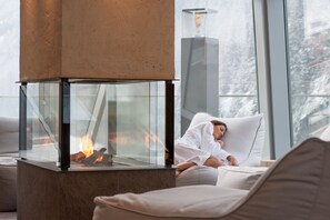 Salas para tratamentos a dois, sauna seca, sauna a vapor