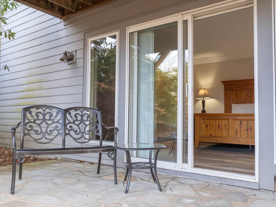 Quarto, 1 cama king-size | Terraço/pátio interior